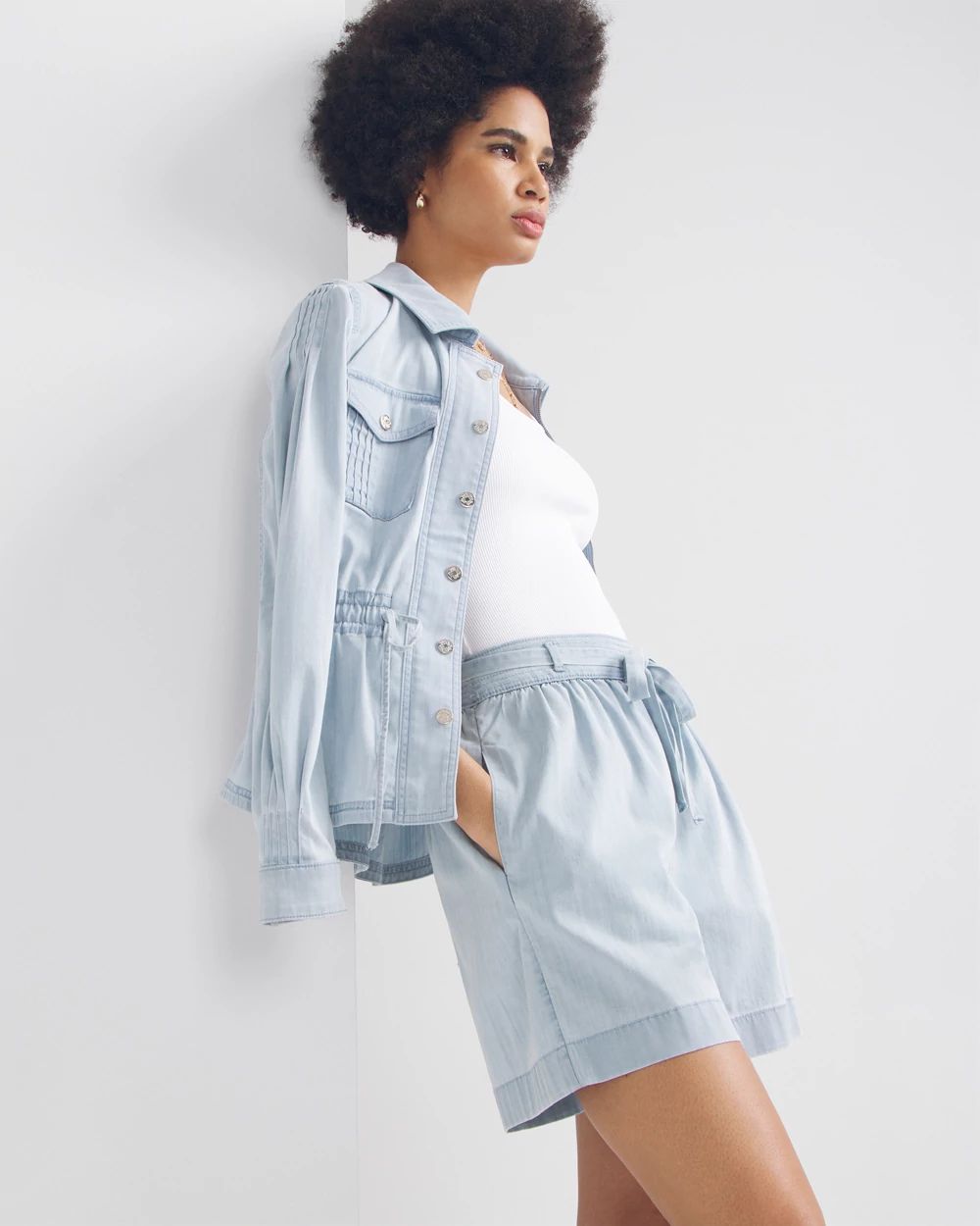 Extra High-Rise Fluid 5-Inch Shorts | White House Black Market